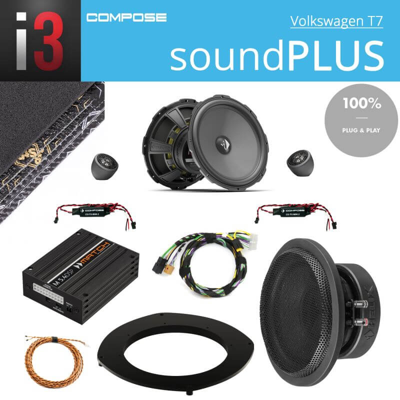 VW T7 Soundsystem | 20cm System | DSP Endstufe | Subwoofer