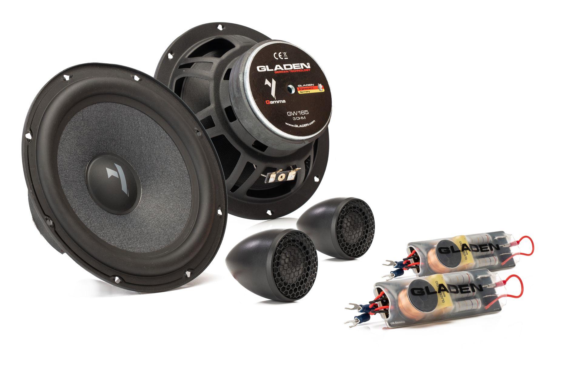Gladen GAMMA 165.2 | 16,5 cm 2-Wege Komponentenlautsprecher mit ...