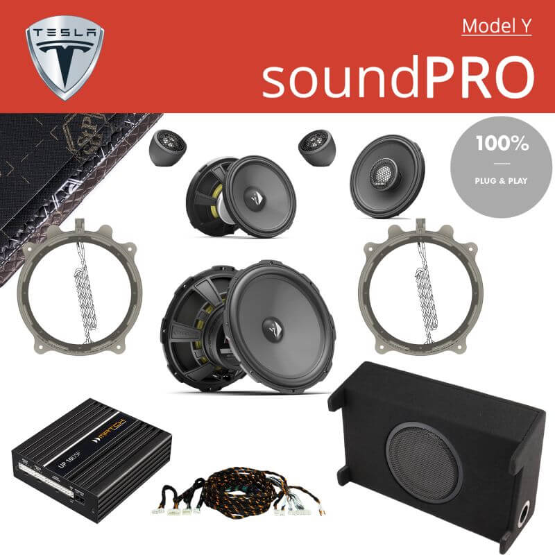 Tesla Model Y soundPRO | 1160W Upgrade System