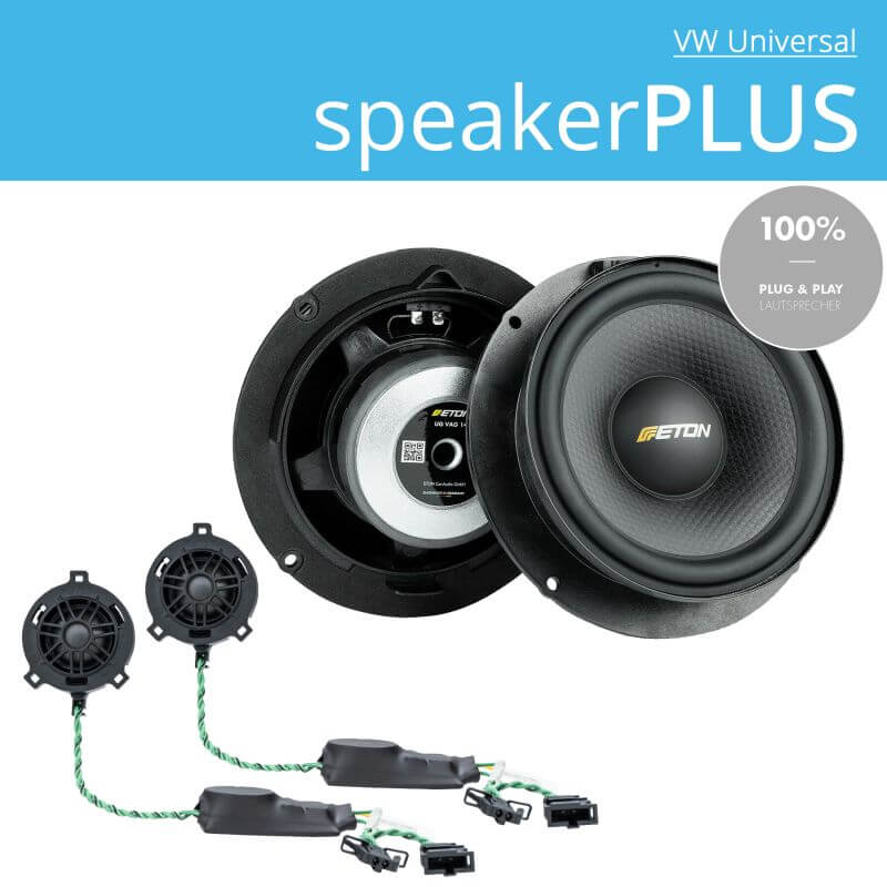 VW Polo Lautsprecher vorn | Plug&Play Upgrade System