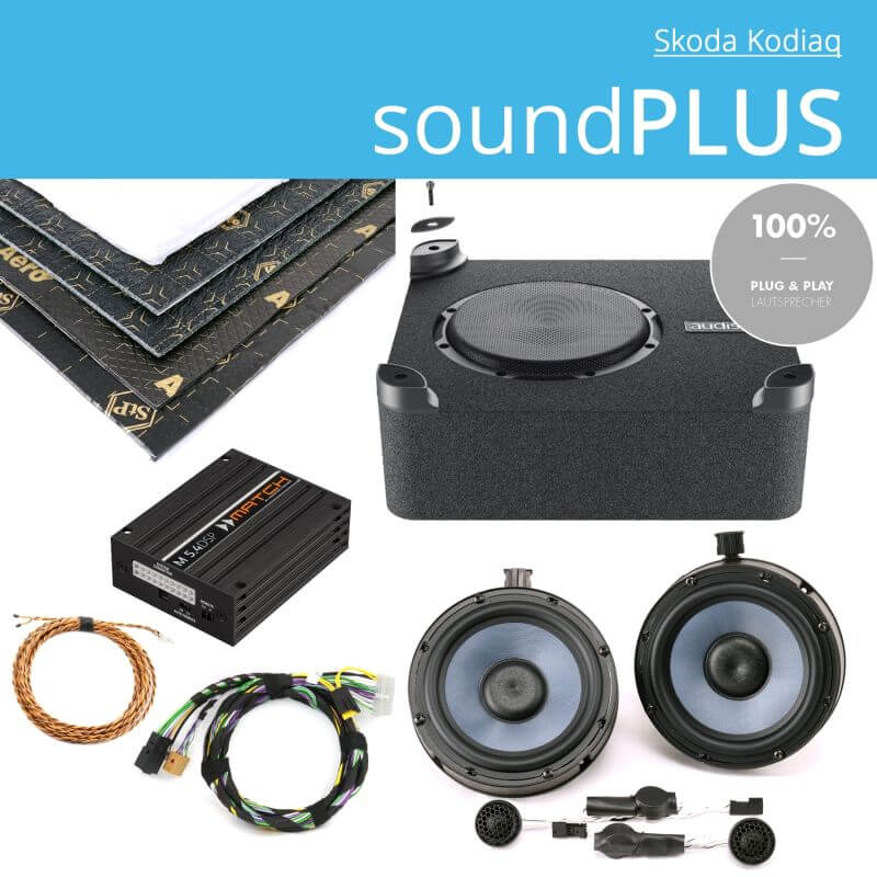 Skoda Kodiaq Soundsystem | 16cm System | DSP Endstufe | Sub